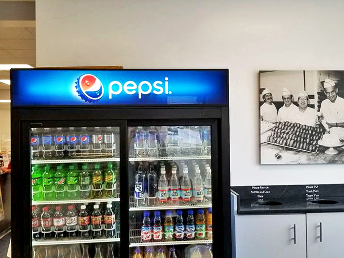 Quench your thirst with a rainbow of beverages. It's like a liquid color palette that would make Bob Ross proud – happy little drinks, indeed!