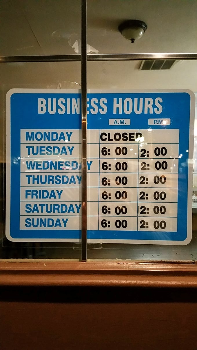 Early bird gets the donut! With these hours, you can satisfy your sweet tooth before most people have hit the snooze button.