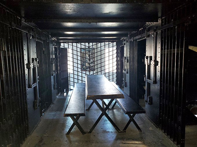 Cell service here is great &ndash; if you're looking for a glimpse into yesteryear's accommodations for the legally challenged.