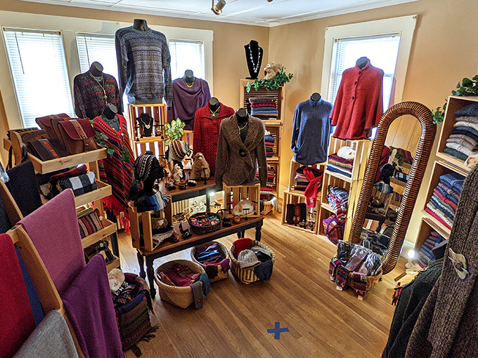 Who knew chocolate shopping could turn into a fashion show? Maine chic meets sweet treat boutique.