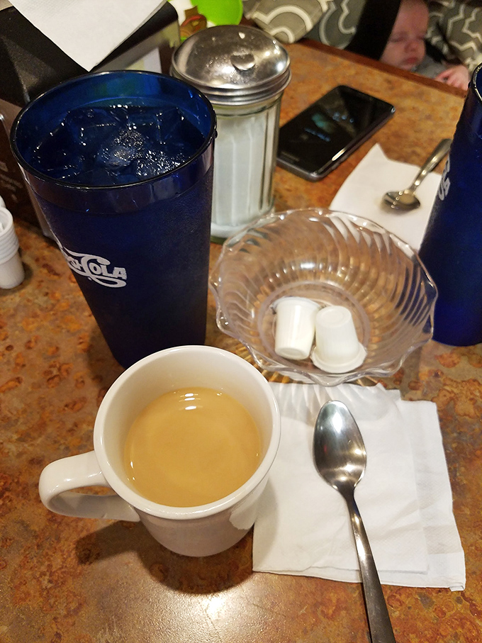 The holy trinity of breakfast: Coffee, cream, and sugar. A morning ritual as sacred as the Saints winning on Sunday.