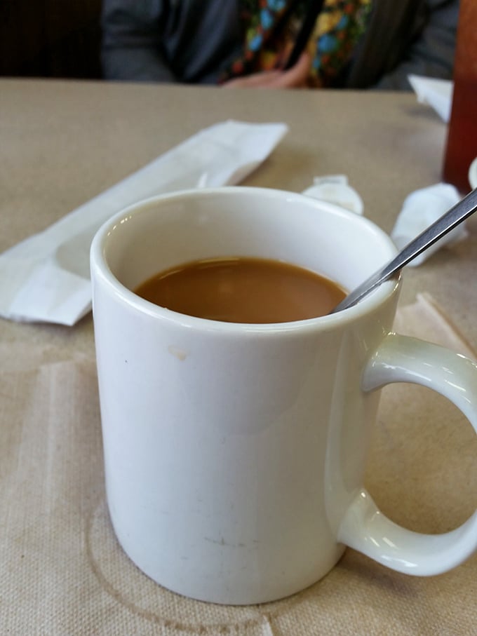 Liquid motivation in a mug! This coffee looks strong enough to wake up Rip Van Winkle and get him dancing.