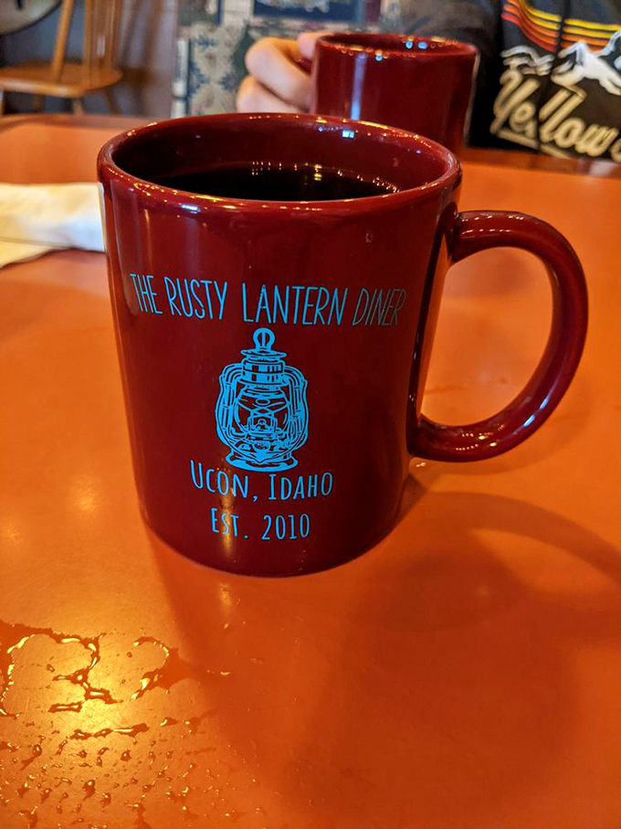 Wake up and smell the nostalgia! This charming mug isn't just serving coffee; it's serving up a piping hot cup of small-town Americana.
