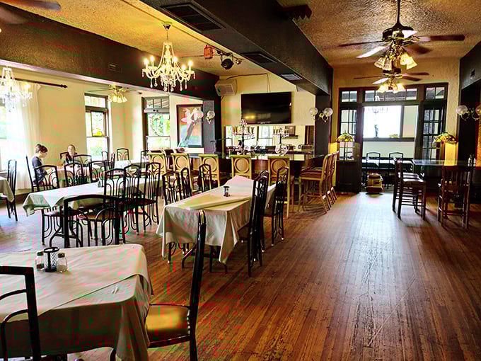 Dinner and a show? Here, your dining companions might include some unexpected guests from the great beyond.