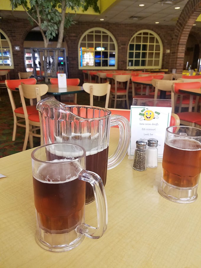 Cheers to good times! These frosty mugs of beer are the perfect sidekick to Marion's pizza &ndash; a dynamic duo of deliciousness.