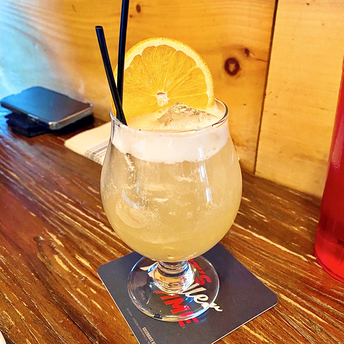 Cheers to good times! This refreshing cocktail is like summer in a glass, perfect for washing down all that smoky goodness.