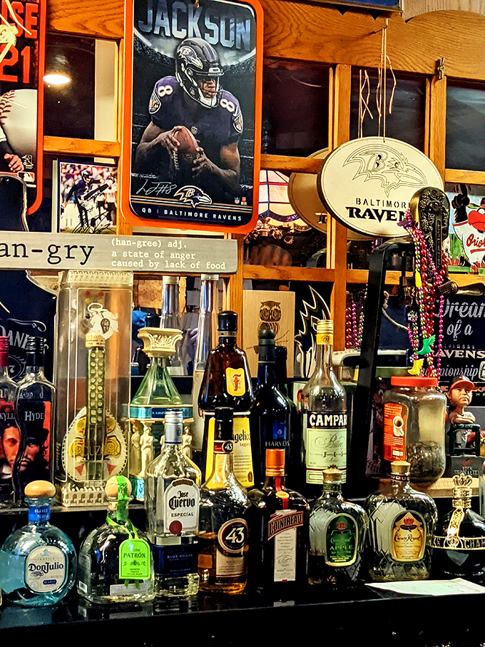 Bottoms up! This bar is stocked like a liquid library, with every spirit ready to tell its own intoxicating story.