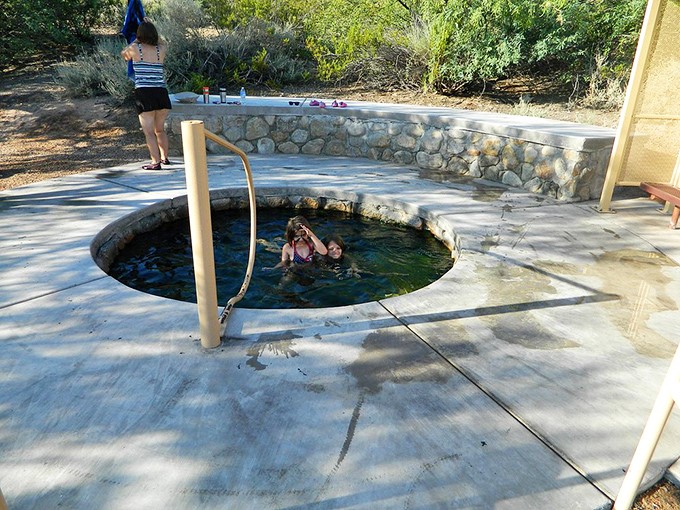 Bubble, bubble, toil and... relaxation! This natural hot spring is Mother Nature's way of saying, "Hey, you deserve this."