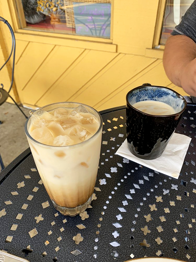 Coffee and conversation: the perfect pairing. These lattes are like a warm hug for your taste buds.