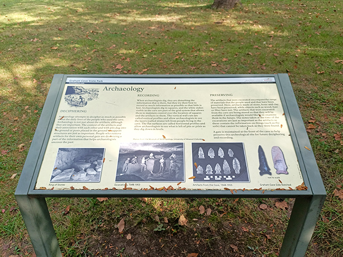 History's cheat sheet: These markers offer a crash course in archaeology. Time travel has never been so convenient!