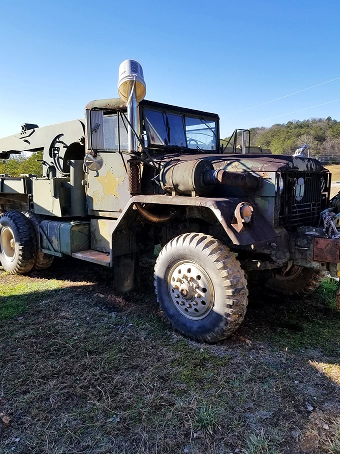 This isn't your grandpa's pickup truck. It's a slice of military history, ready to rumble through Georgia's red clay.
