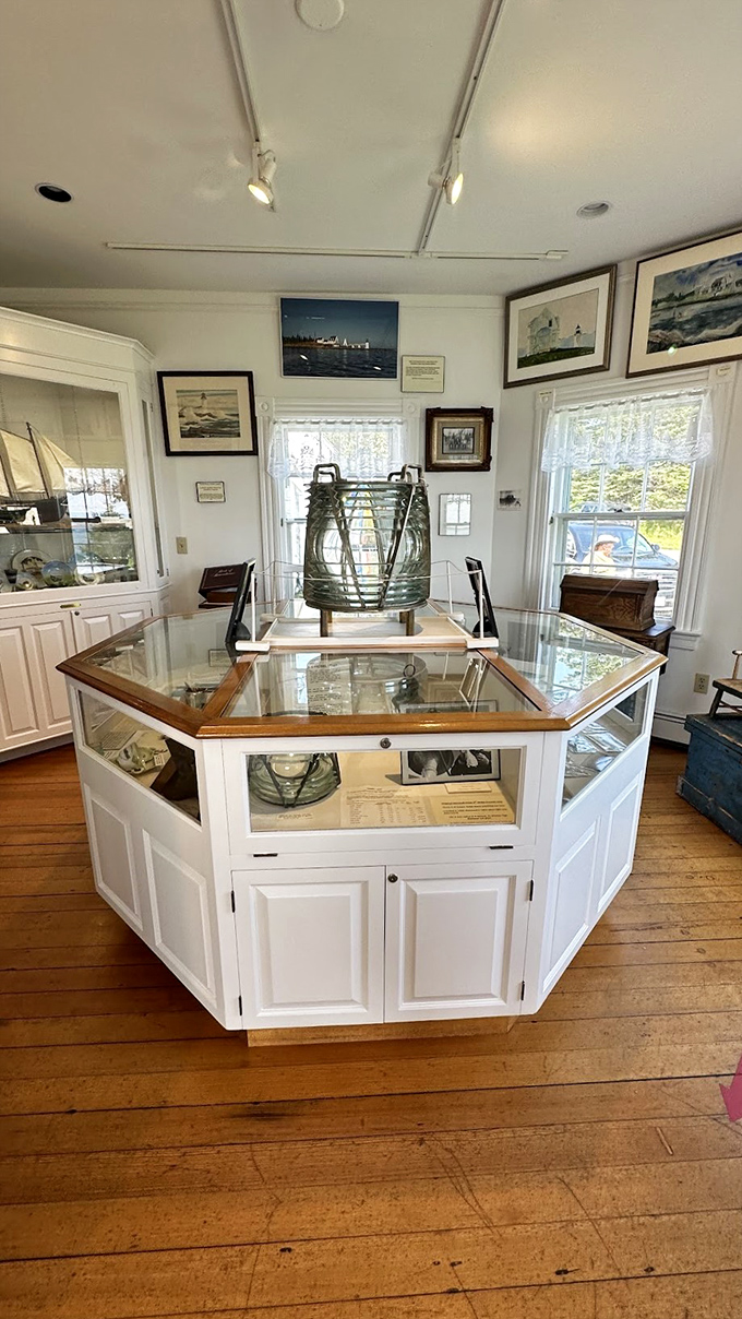 A maritime time capsule: The museum's interior showcases the lighthouse's rich history, from antique lenses to tales of stormy nights.