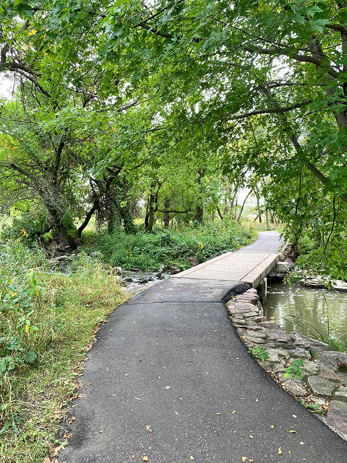 Follow the yellow brick&hellip; er, stone path! This trail is more inviting than grandma's freshly baked cookies.
