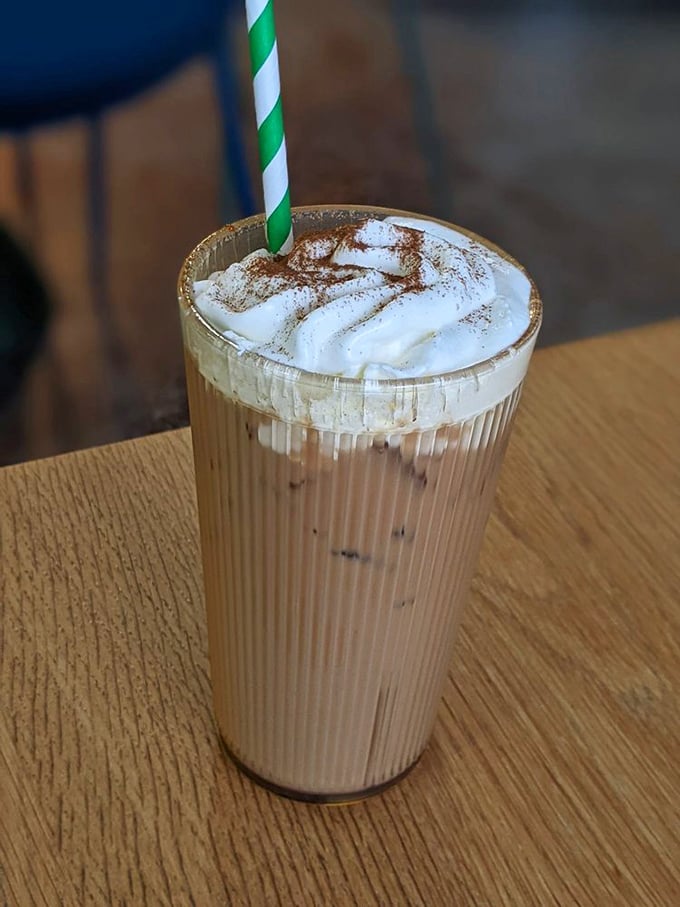 Meet the Pumpkin Maple latte, fall's favorite power couple. It's like a warm hug for your taste buds.