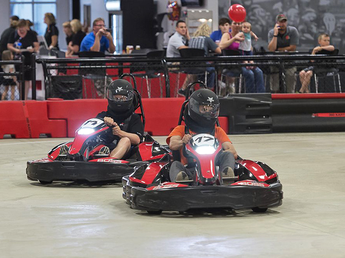 Neck and neck, wheel to wheel &ndash; it's anyone's race in this high-speed dance of skill and daring.