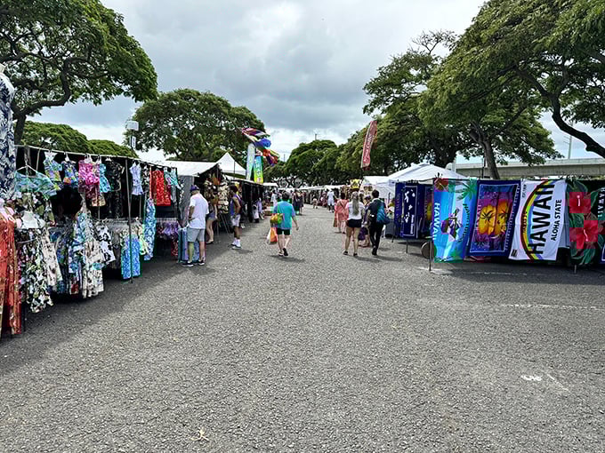 People-watching paradise! Where else can you see sunburned tourists and locals haggling over pineapple-shaped salt shakers? It's better than any reality TV show.