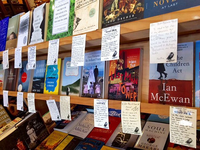 Staff picks or crystal ball predictions? These handwritten notes might just lead you to your next literary soulmate.