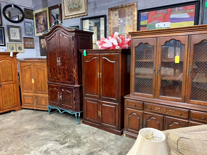 Storage solutions or time capsules? These vintage cabinets and armoires are ready to house your treasures or hide your secrets. Choose wisely!