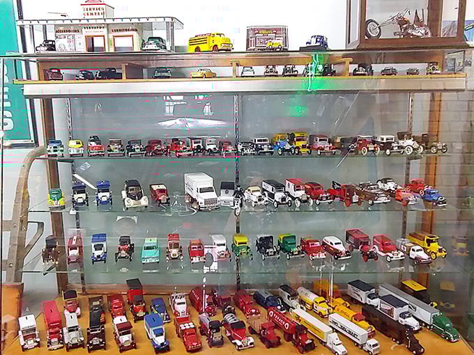 Honey, I shrunk the highway! This miniature car collection proves that big dreams can come in tiny packages.