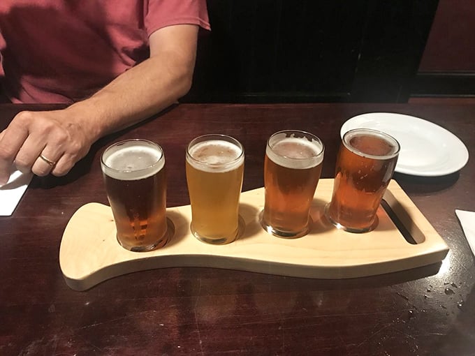 Four shades of liquid gold. This beer flight is like a choose-your-own-adventure for your taste buds &ndash; each sip a new chapter in flavor.