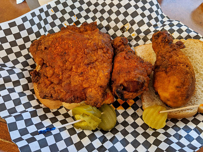 Caution: This chicken is so hot, it might just solve Arizona's energy crisis. Grab a fire extinguisher and dive in!