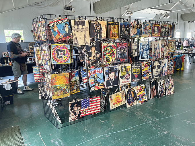 Rock 'n' roll heaven! These vintage posters are like a time capsule of cool. Instant street cred for any man cave or teen's bedroom.