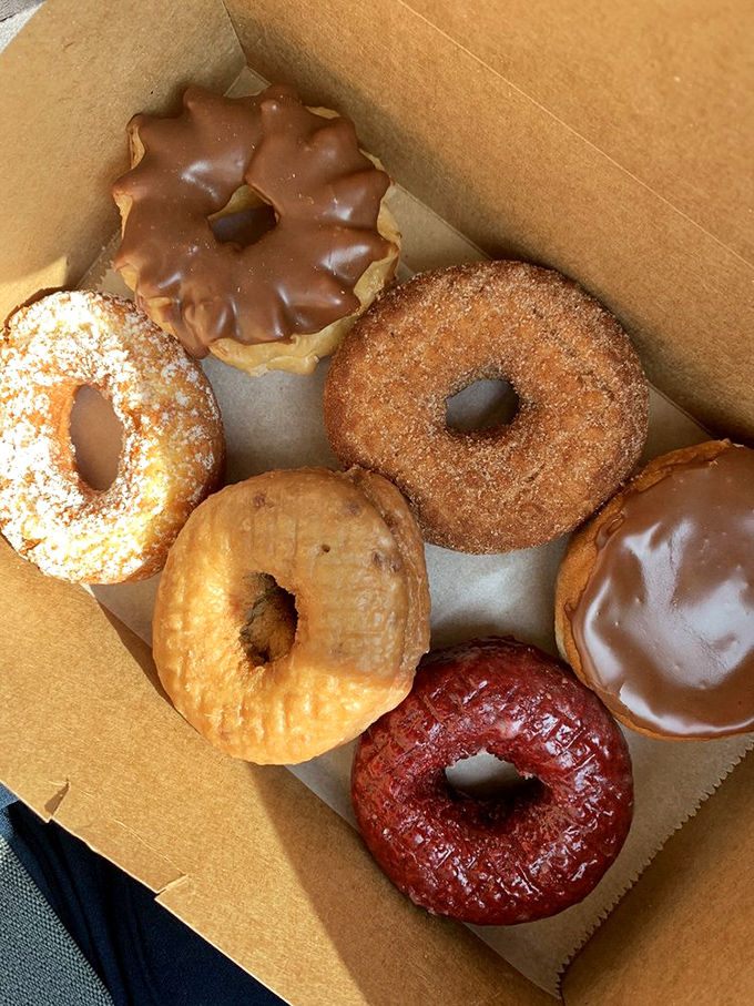 A box of joy, served fresh daily. These donuts are so diverse, they could teach a master class in delicious harmony.