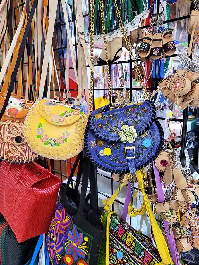 Bag lady's paradise or accessory aficionado's dream? This leather and textile treasure trove has a purse for every personality and occasion.