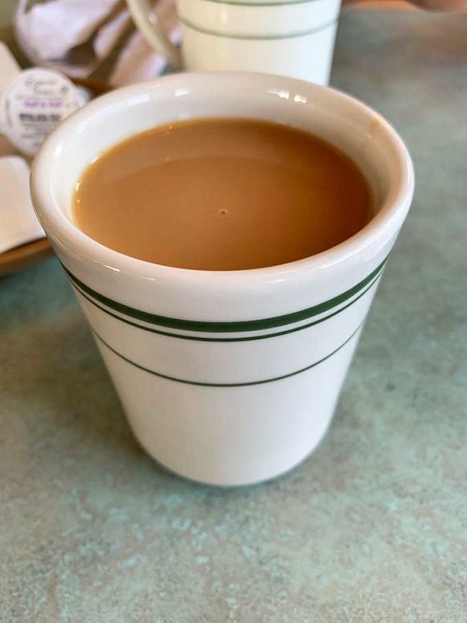 In a world of fancy lattes, this no-nonsense coffee keeps it real. It's the liquid motivation you need to face the day.