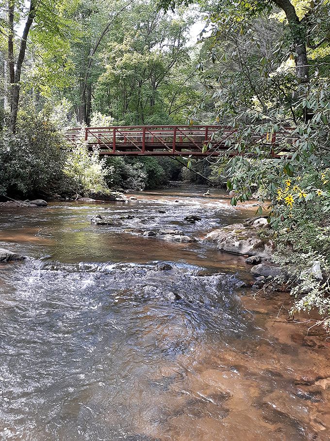 Babbling brooks and rustic bridges: It's like a scene from a fairy tale, minus the trolls demanding tolls. Unless you count the park rangers.