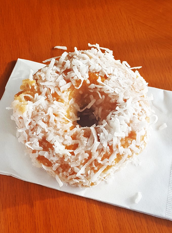 A hand-held piece of heaven. This glazed donut is proof that sometimes, the simplest things are the most satisfying.