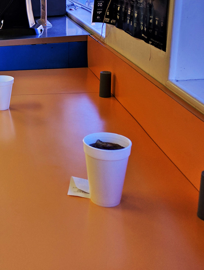 Soda so cool, it's got its own VIP section! This refreshing beverage is ready to wash down all that crispy, savory goodness.