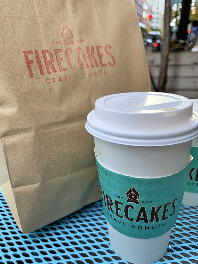 Coffee and donuts, name a more iconic duo. This cup of joe is the Robin to your donut Batman, ready to save your morning.