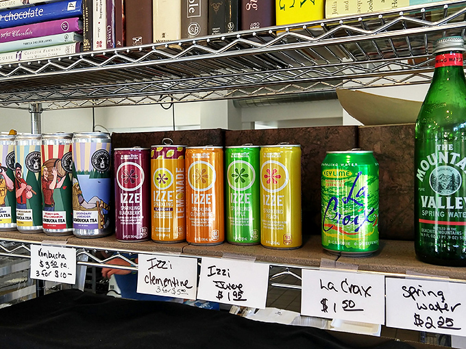 Fizzy drinks that pop with color! From classic cola to exotic fruit flavors, it's like a rainbow decided to throw a party in your mouth.