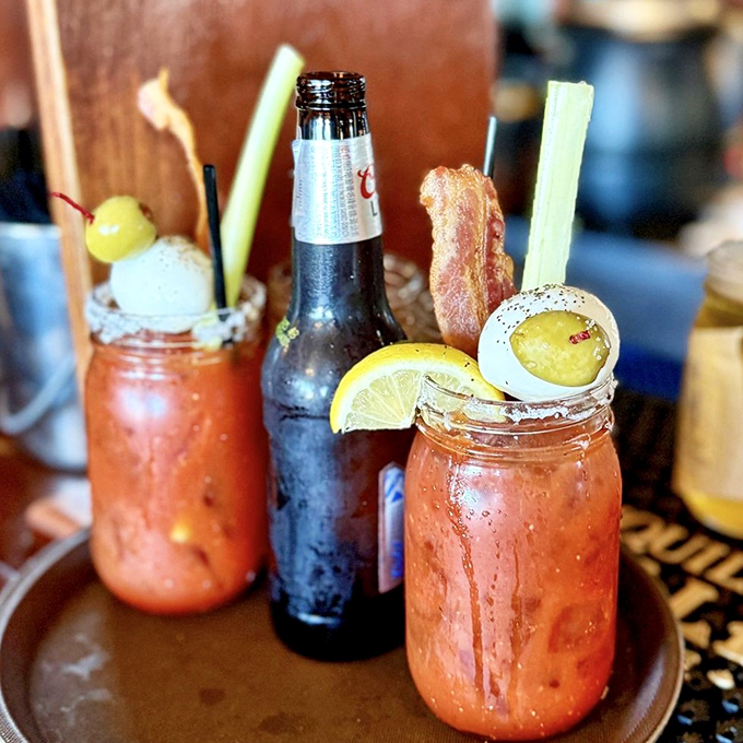 Cheers to spooky sips! These vibrant cocktails are like a party in a jar &ndash; with a side of bacon. Because, why not?