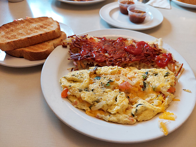 Eggs-actly what the doctor ordered! A plate that proves breakfast is not just the most important meal, but the most delicious too.