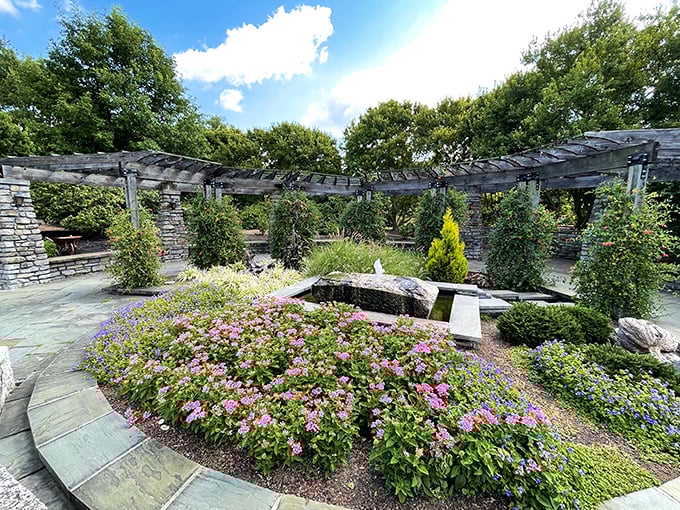 "Flower power in full force! This blooming beauty spot is like a real-life Impressionist painting come to life."