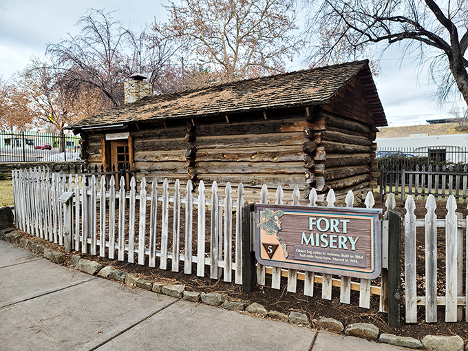 Fort Misery: where the name belies the experience. This cozy cabin might make you rethink your stance on "roughing it" &ndash; no Wi-Fi, but plenty of character!