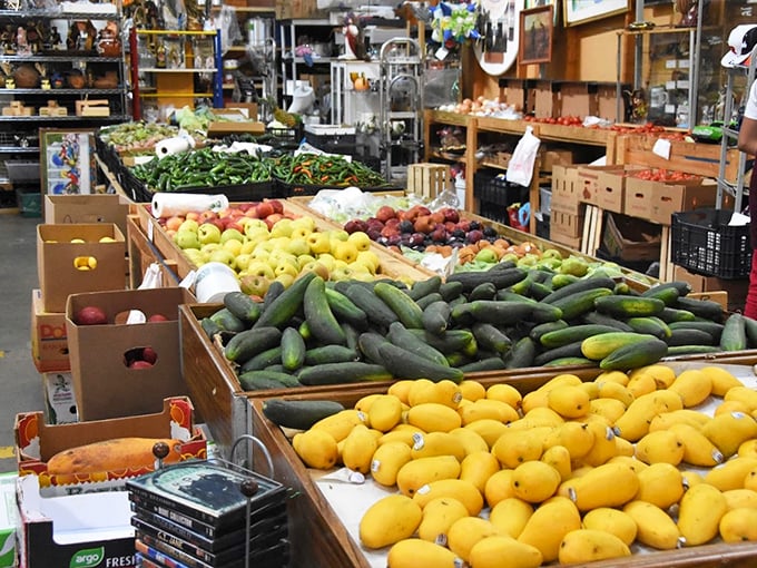 Fresh from the farm to the flea! These fruits and veggies are so colorful, they could double as modern art.