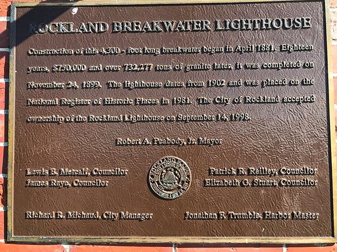 History set in bronze: Where every word tells a tale of granite, grit, and the occasional gale.