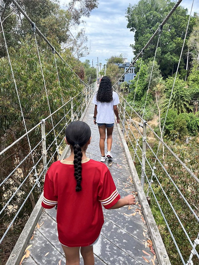 Kid-tested, parent-approved! This bridge turns a simple walk into a family adventure. No 'Are we there yet?' guaranteed.