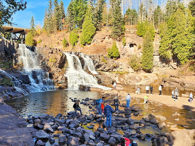 Waterfall watching: where "going with the flow" becomes an spectator sport. These falls draw a crowd better than any Hollywood premiere.