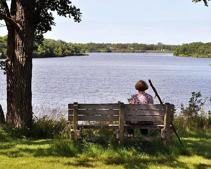 Contemplation station: Where you can sit, relax, and ponder life's big questions&hellip; like "Why didn't I bring snacks?"