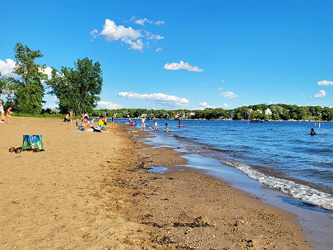 Summer bliss in full bloom - these beachgoers are soaking up more Vitamin D than a year's supply of multivitamins.