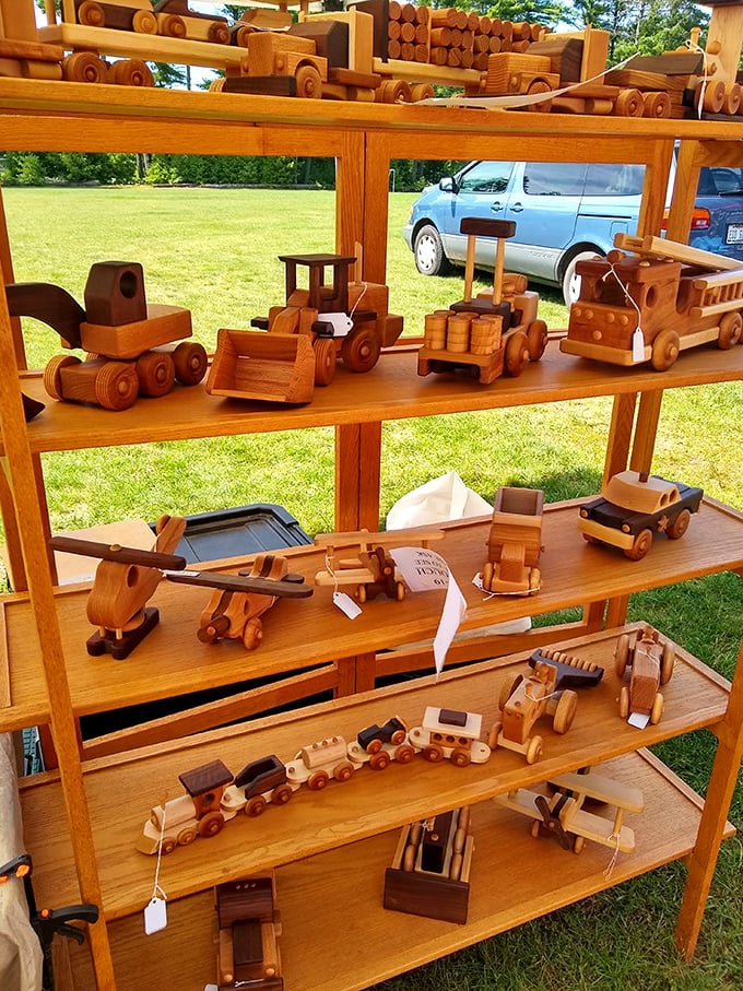 Wooden you know it? These handcrafted toys are like Pixar movies &ndash; they'll delight the kids and make adults misty-eyed with nostalgia.