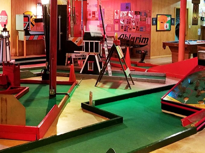 Ahlgrim Acres: Where 'hole in one' takes on a whole new meaning. This funeral home course is dead serious about fun!