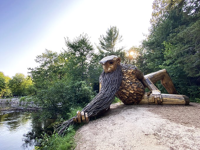 Meet Benny, the Paul Bunyan of fishing! This bearded behemoth gives 'sleeping with the fishes' a whole new meaning.