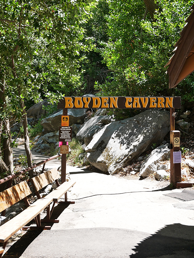 Marble maze or geological fun house? Boyden Cavern's twisting passages are nature's own mind-bender.