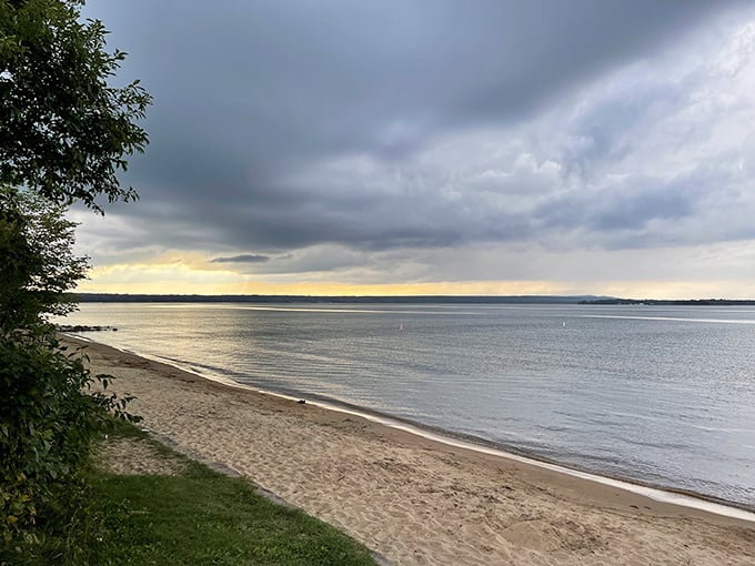 Brimley's beach: Where you can hear yourself think &ndash; unless the seagulls have other ideas. Lake Superior's clarity will leave you speechless anyway.