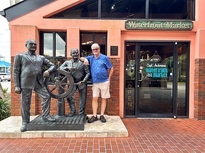 Capt. Anderson's: Where seafood dreams come true. It's like Disneyland for your taste buds, minus the long lines and mouse ears.